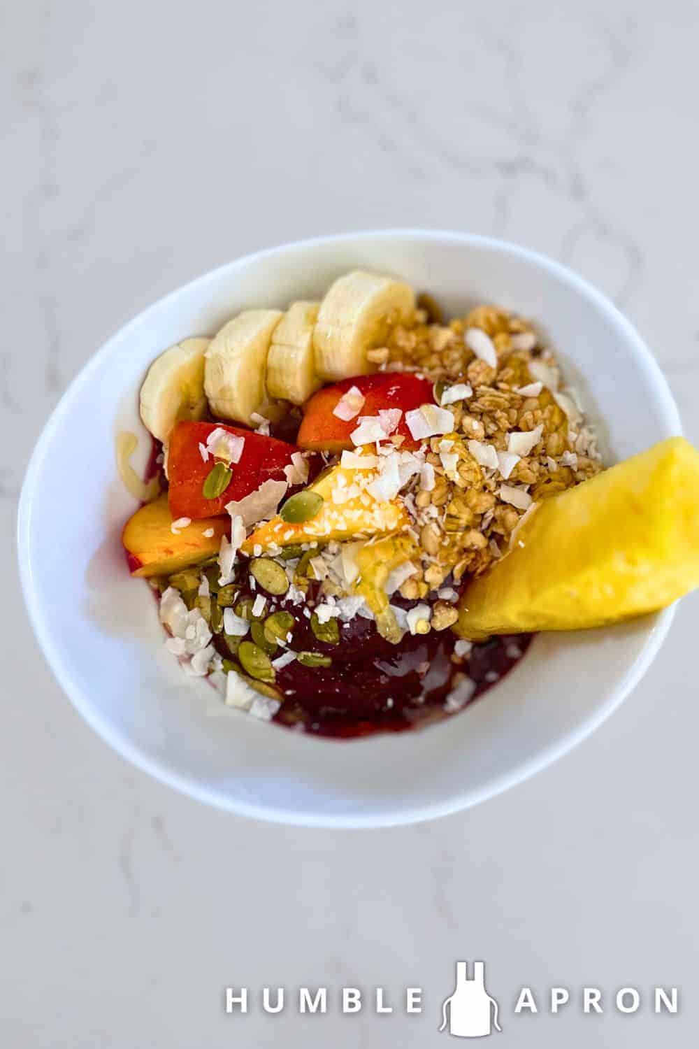 A Healthy Acai Bowl Recipe Made At Home